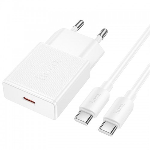 МЗП Hoco N72 Speed ultra-thin PD20W (1USB-C) + кабель Type-C to Type-C ...
